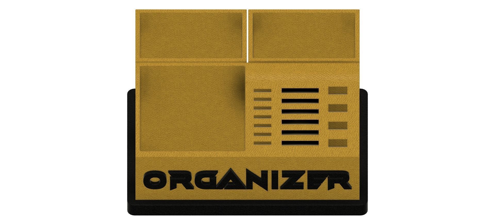 Office Organizer USB MicroSD SD and Pen Holder 3D model 3D printable ...