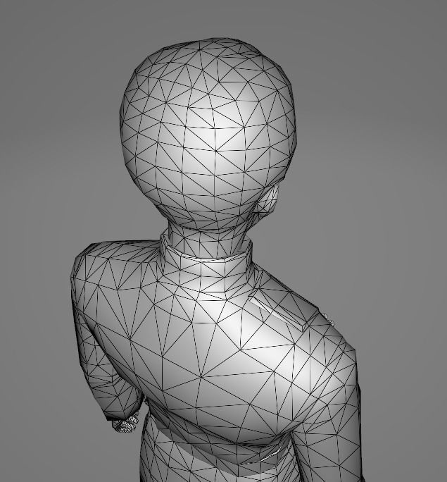 3D model STAR WARS Grand Moff Tarkin - Low Poly Game - FBX MODEL VR ...