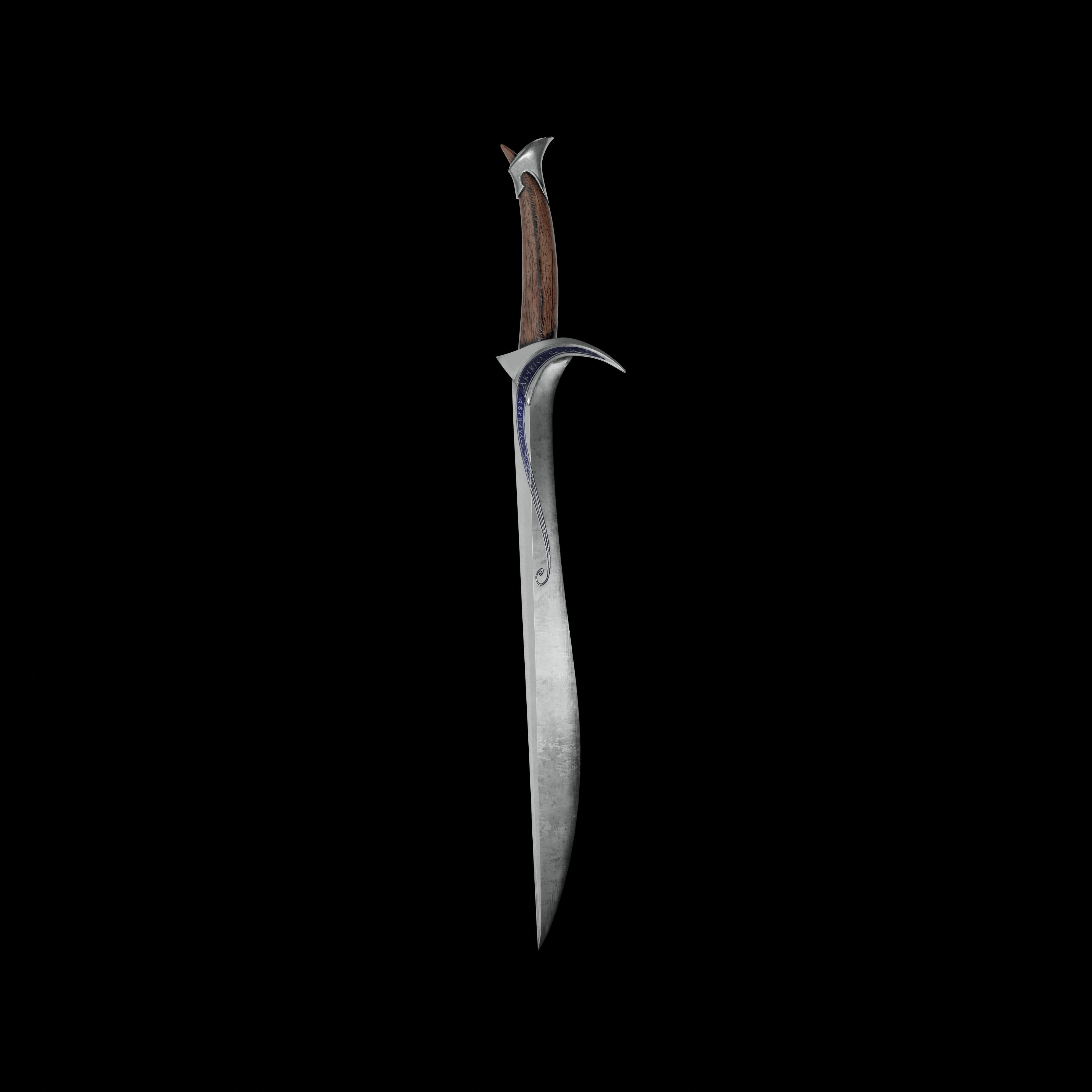 3D model 3D Model Orcrist Sword from The Hobbit Movies High-Detail VR ...