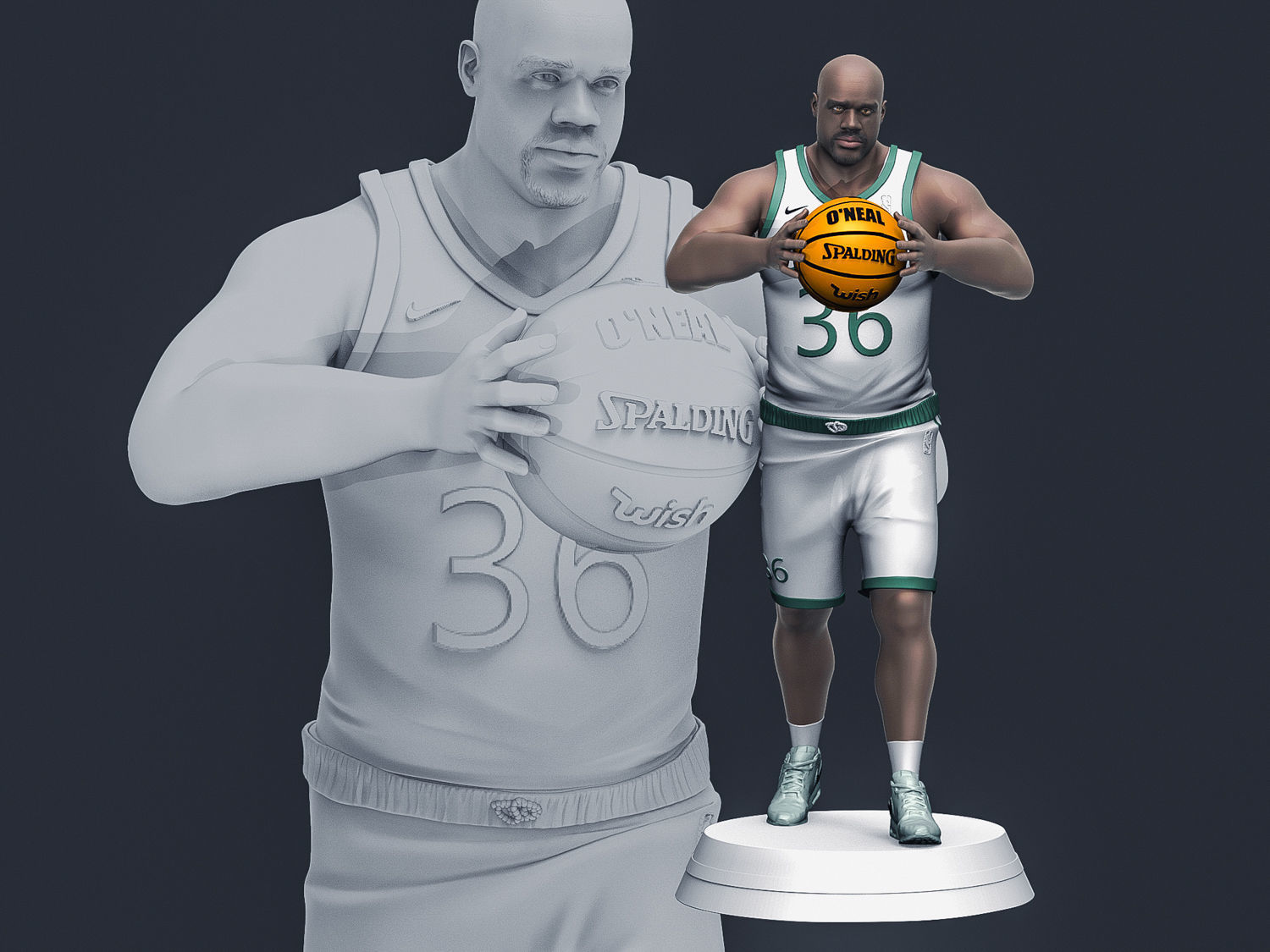 Shaquille O Neal 3D Printable 3D model 3D printable | CGTrader