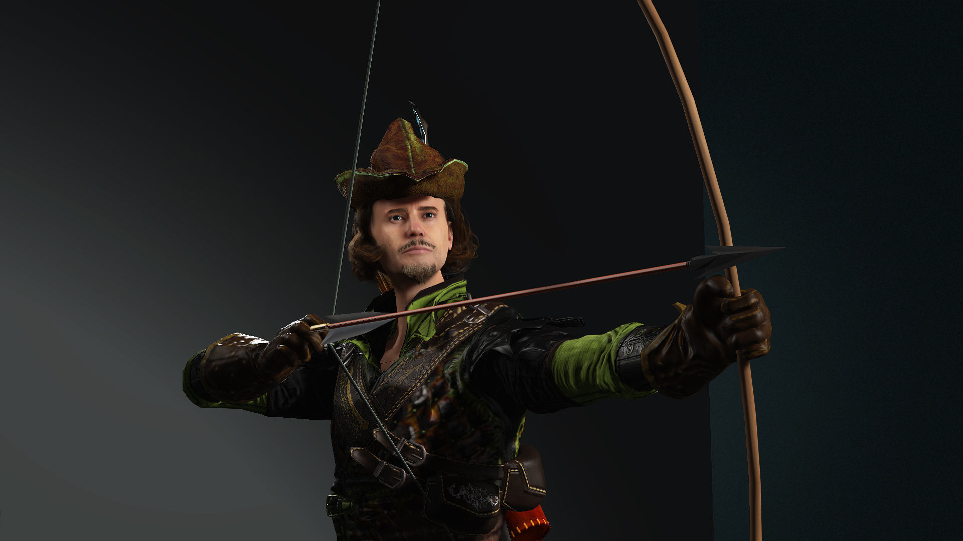 Robin Hood High quality full Rigged and Animated 3D model 3D model ...