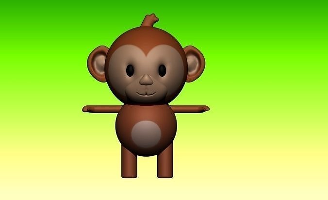 Monkey 3D model | CGTrader