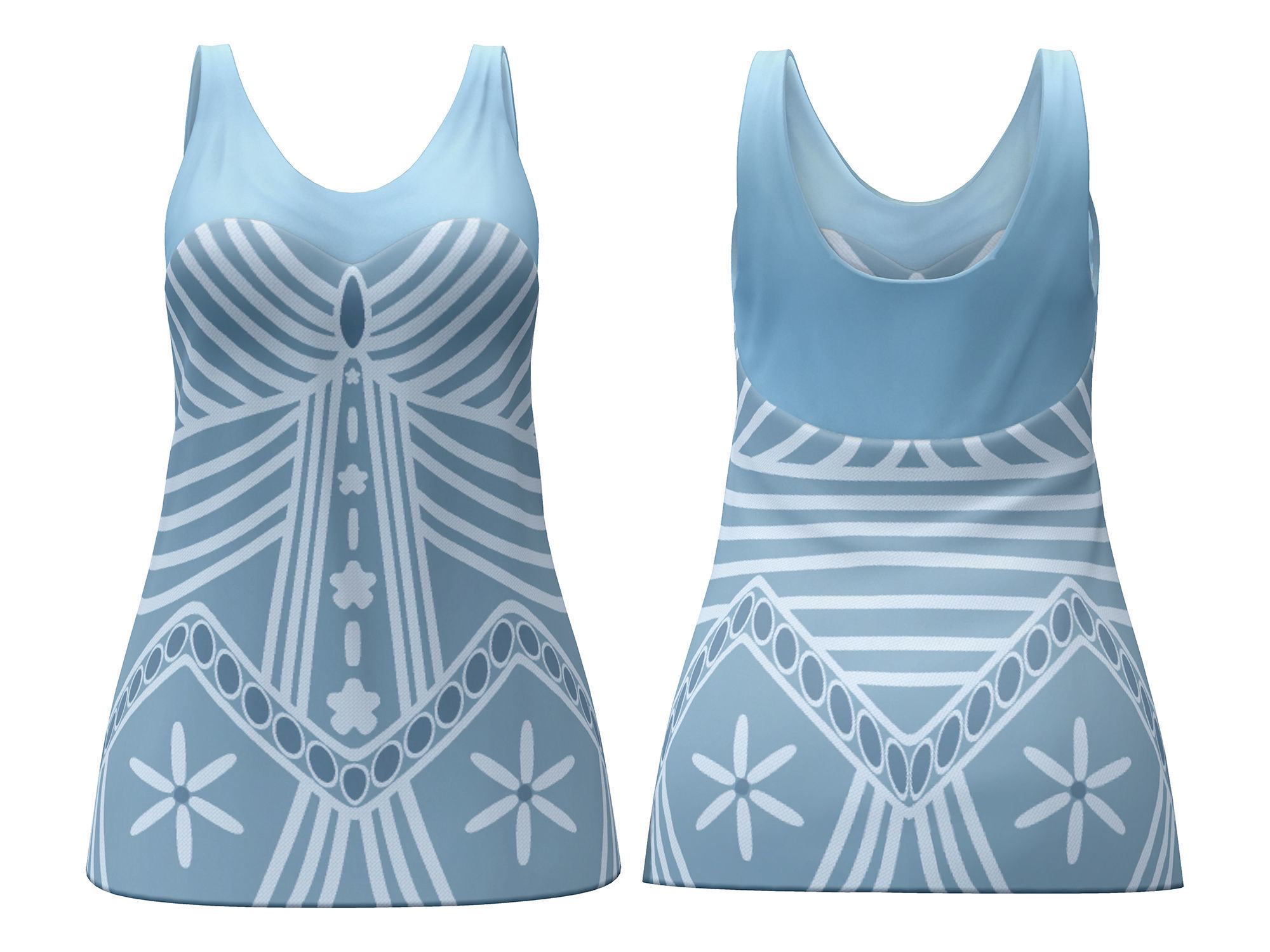 3D model 1920s Flapper Dress Outfit VR / AR / low-poly | CGTrader