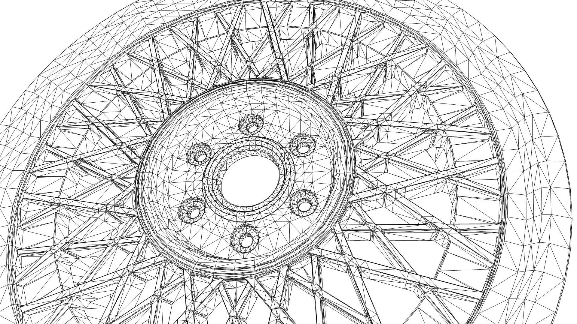 3D model Low Poly Car Rim VR / AR / low-poly | CGTrader