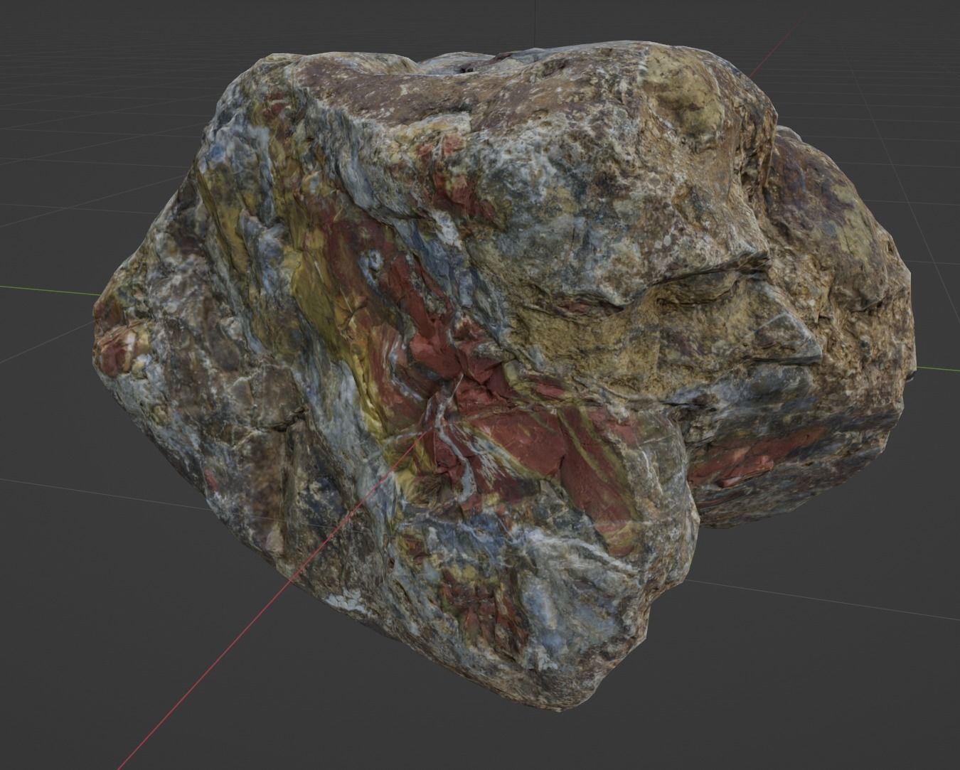 3D model Multi-Colored Jasper - 8K Textures - 7 Resolutions VR / AR ...