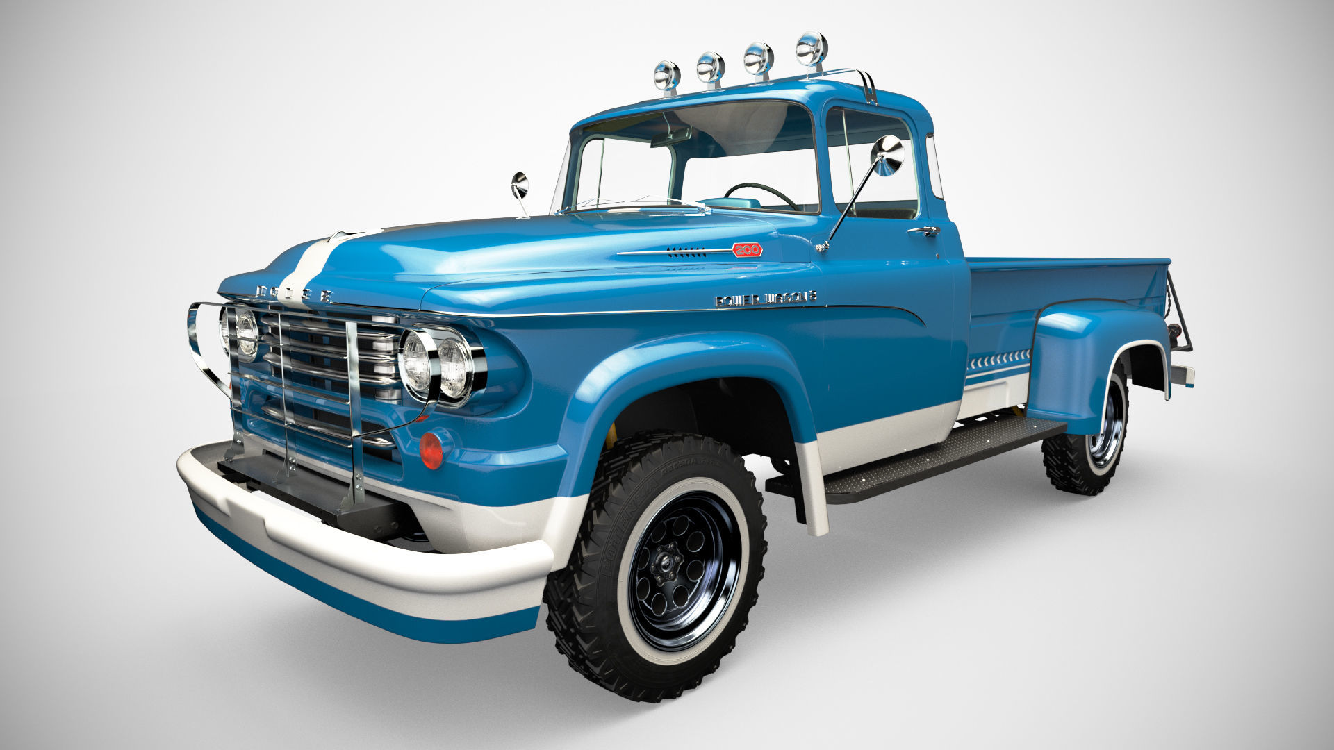 Dodge Power Wagon 3D model | CGTrader