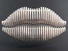 Lips Wall Decor free 3D model | CGTrader