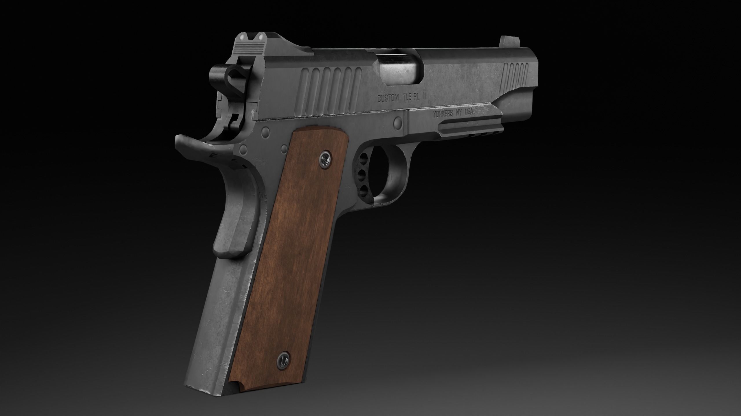 3D model M1911 pistol VR / AR / low-poly | CGTrader