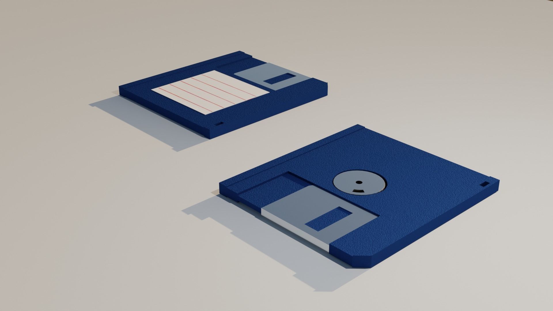 Floppy Disk free VR / AR / low-poly 3D model | CGTrader