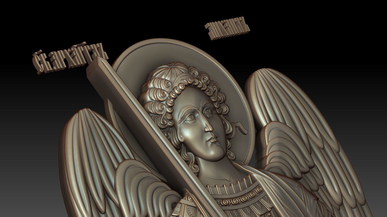 Archangel Michael 3D model | CGTrader