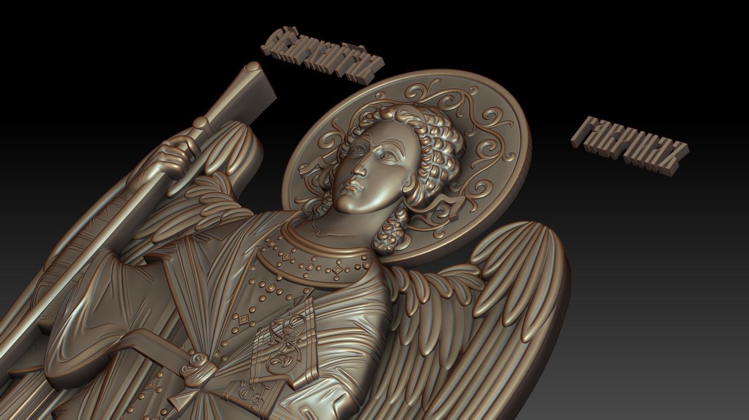 Archangel Gabriel 3D model | CGTrader