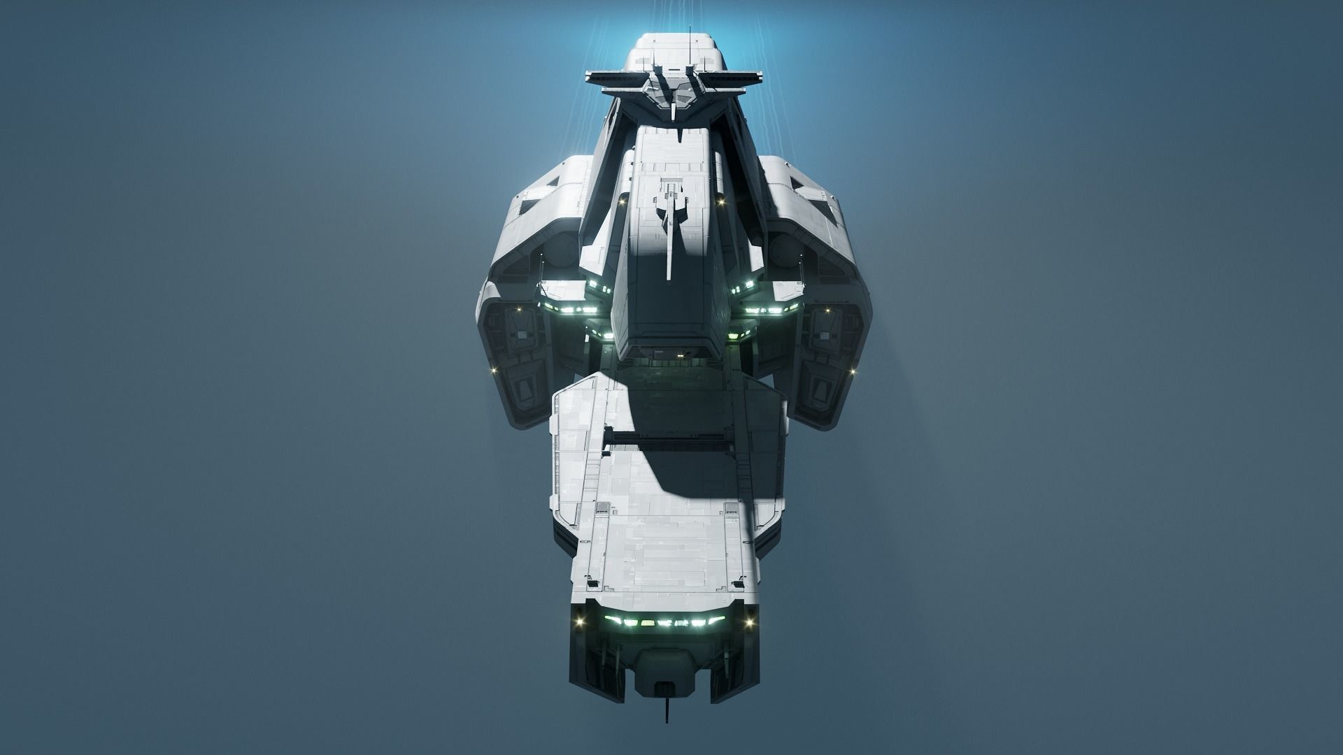 3D model Space Navy Heavy Destroyer VR / AR / low-poly | CGTrader