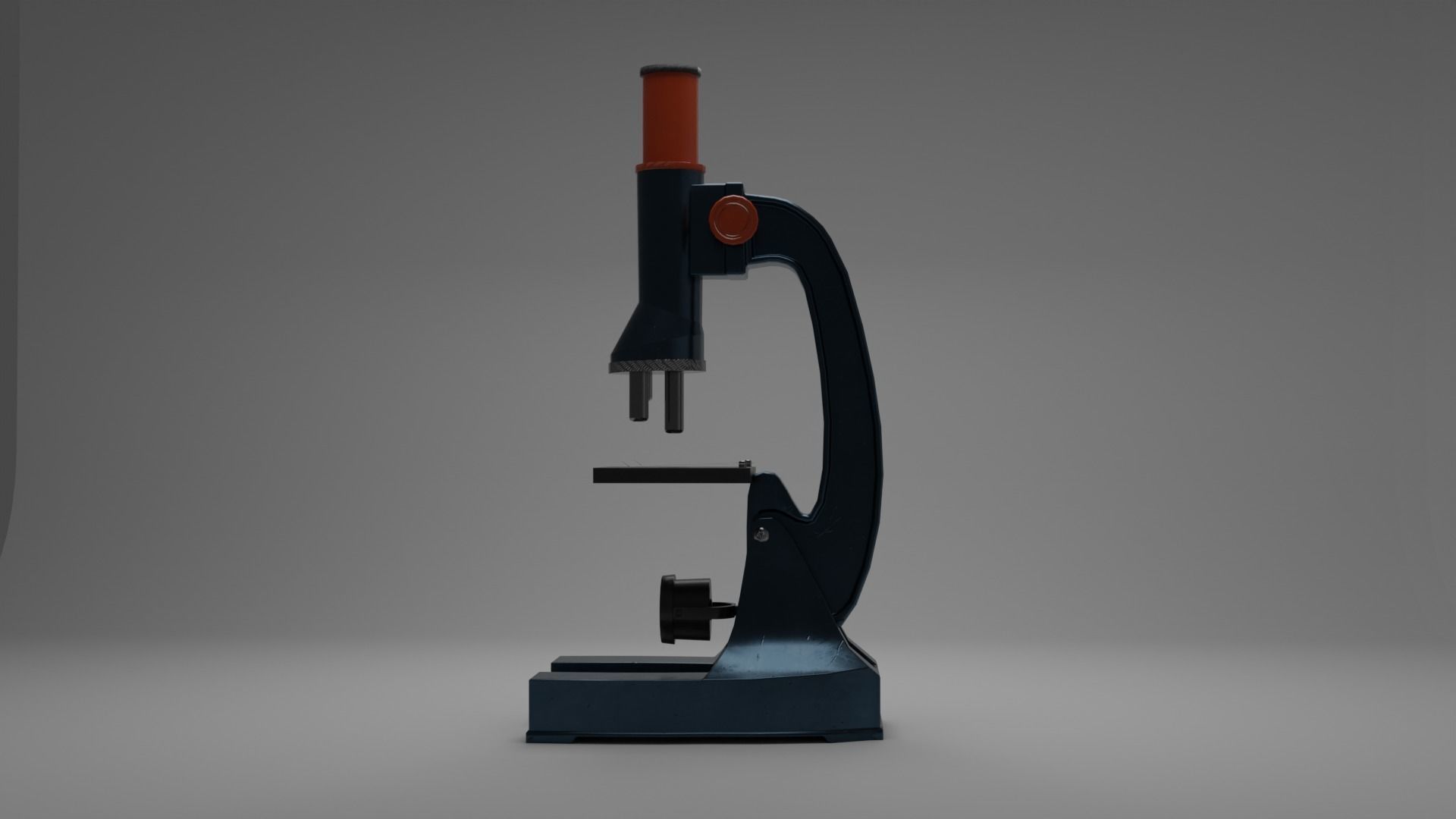 Microscope free VR / AR / low-poly 3D model | CGTrader