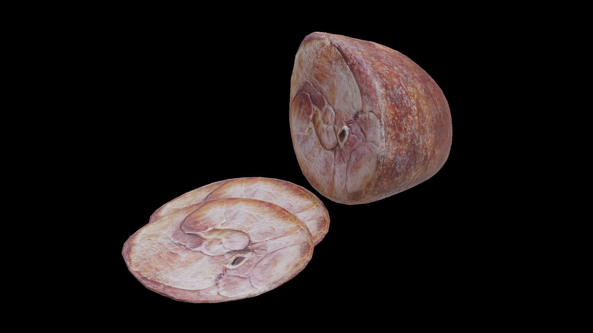 3D model Ham Pork Food VR / AR / low-poly | CGTrader