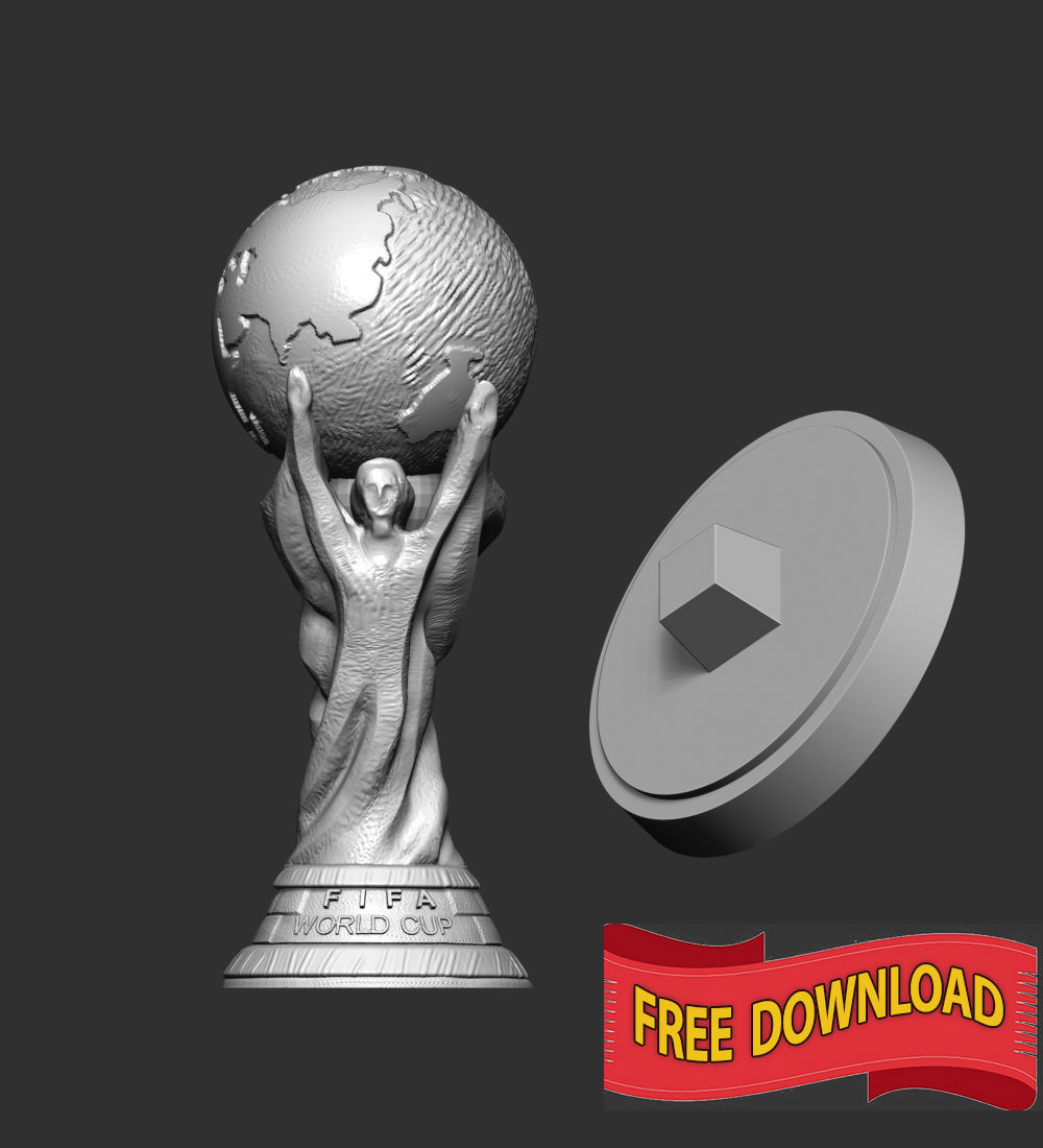 Trophy - FIFA World Cup free 3D model 3D printable | CGTrader