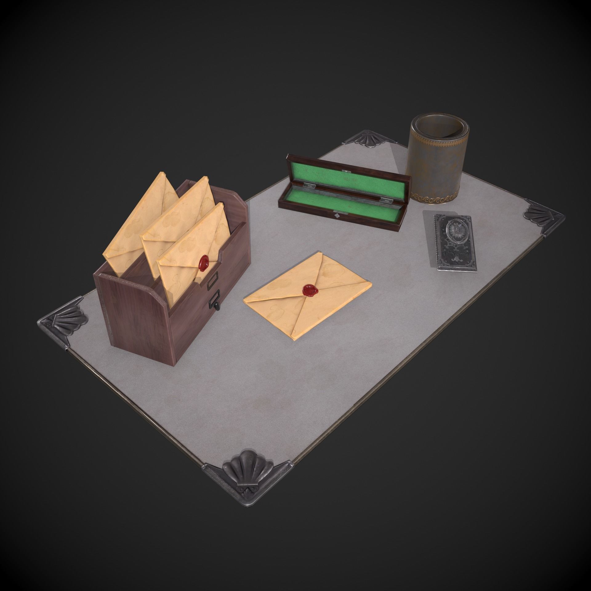 3D model Various Stationery VR / AR / low-poly | CGTrader