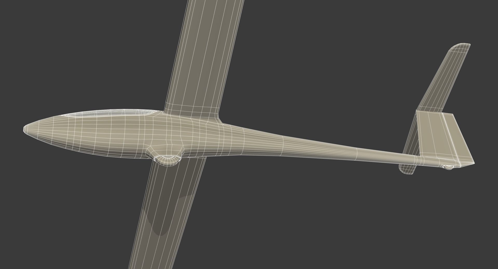 Glider Flying 3D model | CGTrader