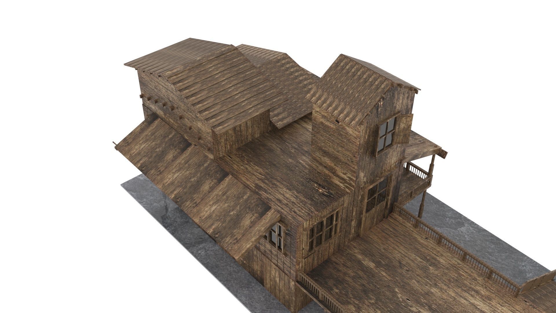Wooden House 3D model | CGTrader