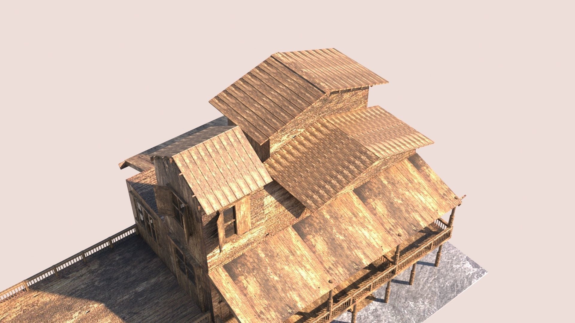 Wooden House 3D model | CGTrader