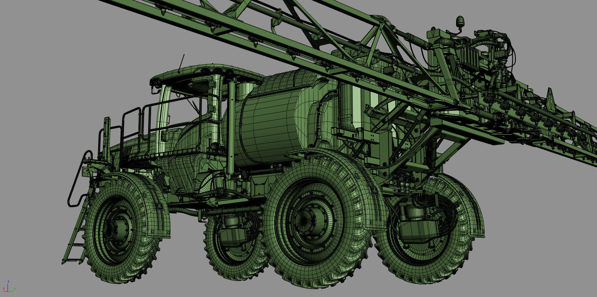 John Deere R4045 Sprayer 3D model | CGTrader