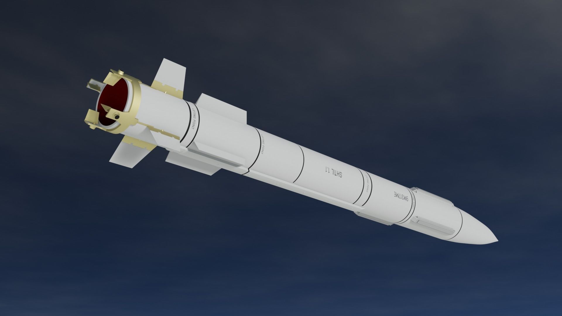 3D model Russian SAM Missiles Pack Vol 1 VR / AR / low-poly | CGTrader