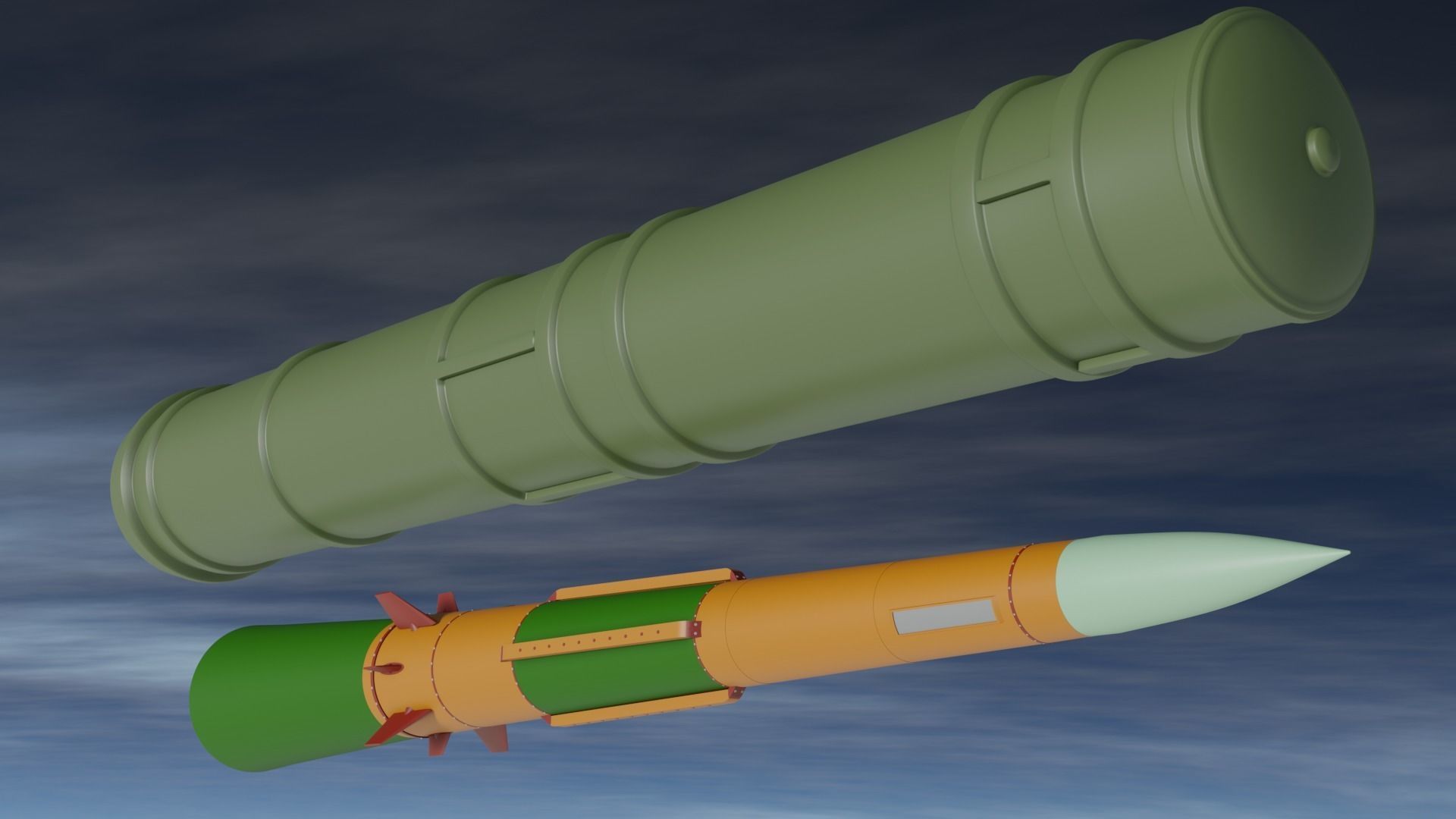 3D model Russian SAM Missiles Pack Vol 1 VR / AR / low-poly | CGTrader