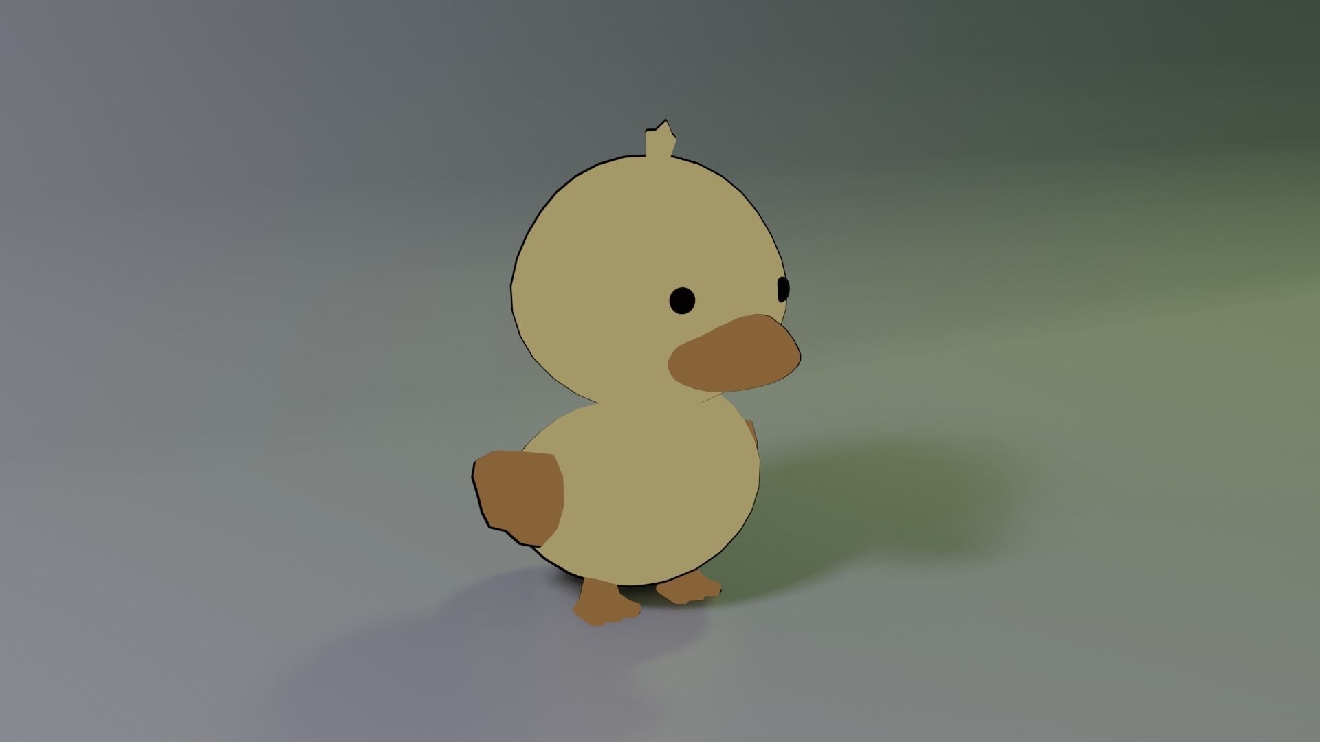 3D model Anime Duck VR / AR / low-poly | CGTrader