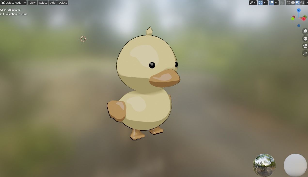 3D model Anime Duck VR / AR / low-poly | CGTrader