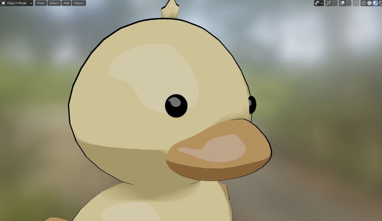 3D model Anime Duck VR / AR / low-poly | CGTrader