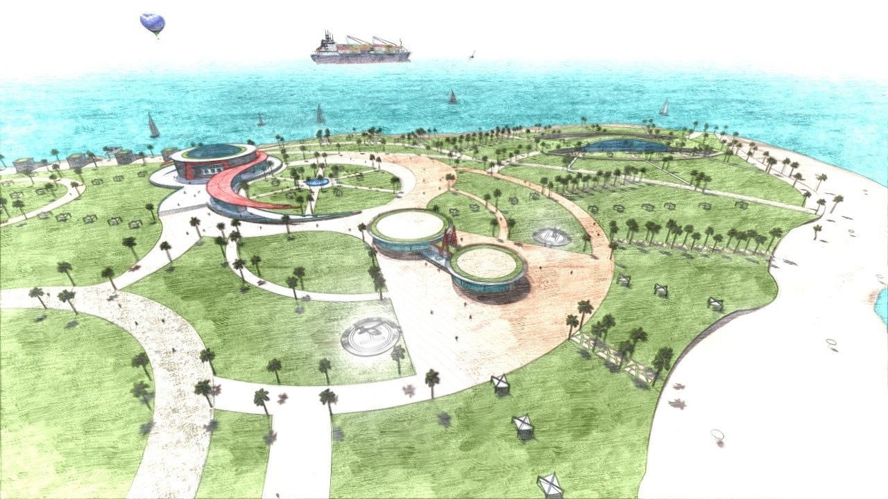 island resort 3D model | CGTrader