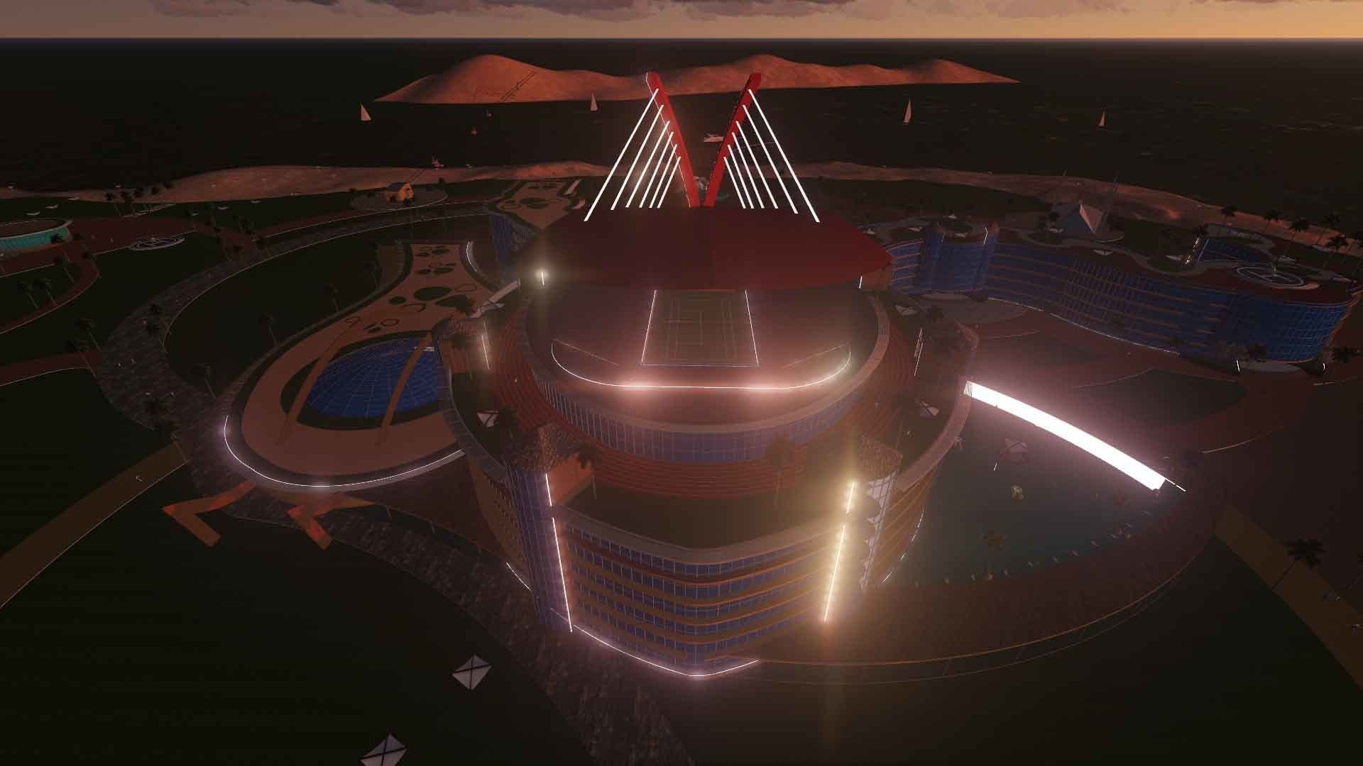 island resort 3D model | CGTrader