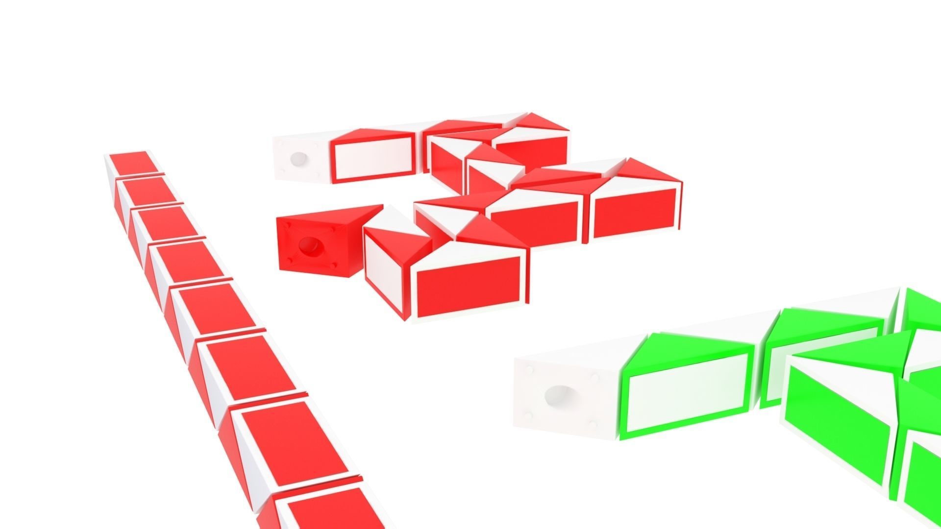 Snake Puzzles 3D model | CGTrader