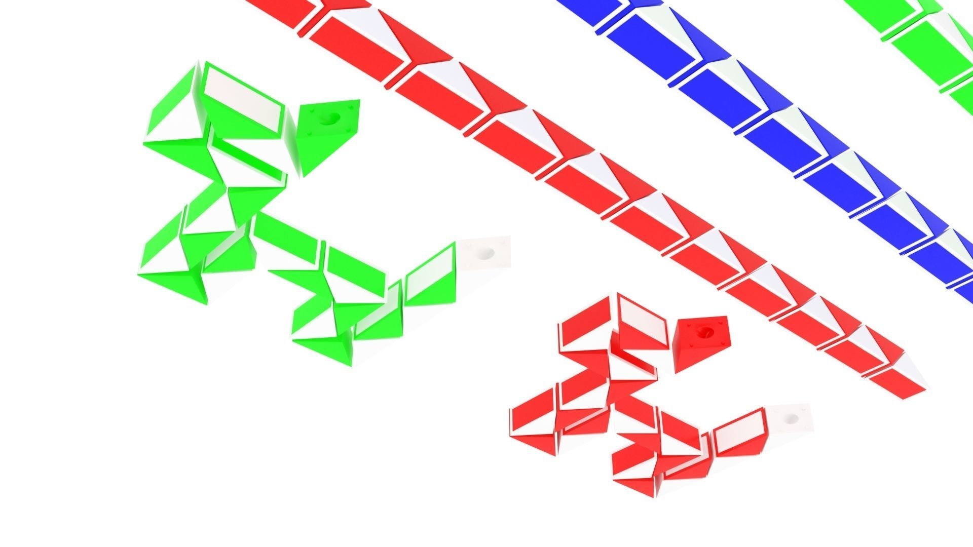 Snake Puzzles 3D model | CGTrader