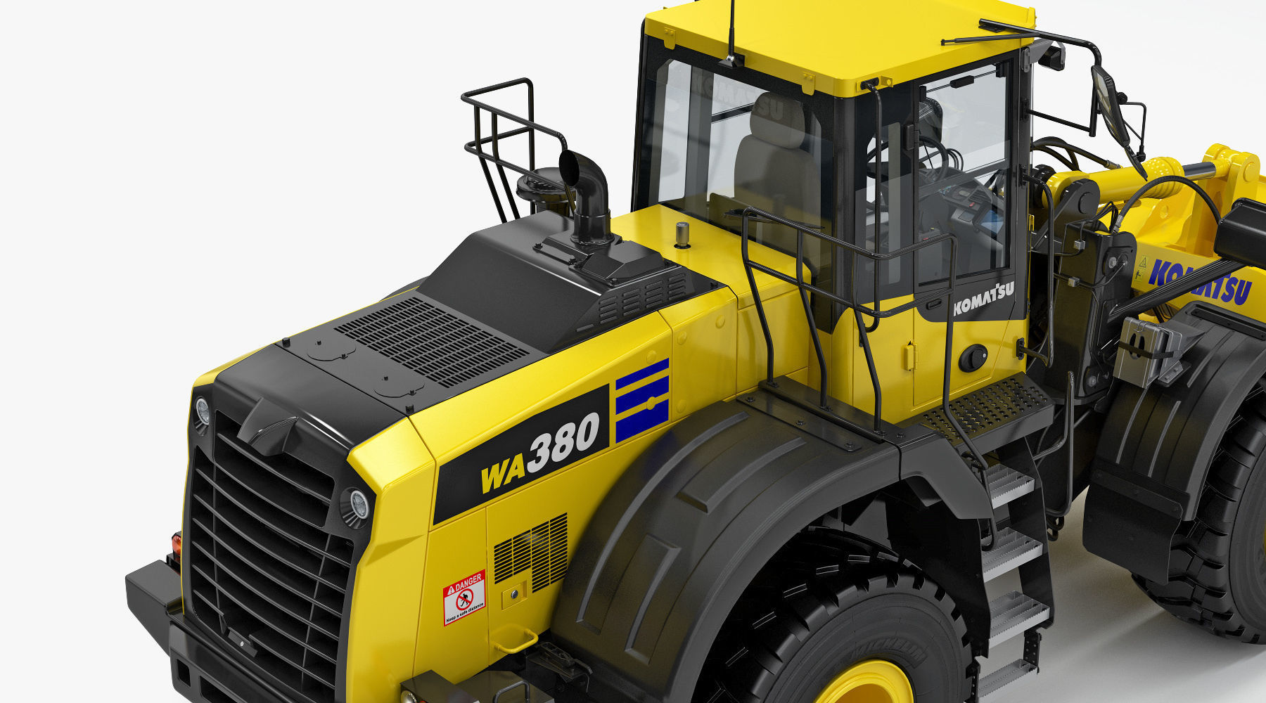 Wheel Loader Komatsu WA380-8 3D model | CGTrader
