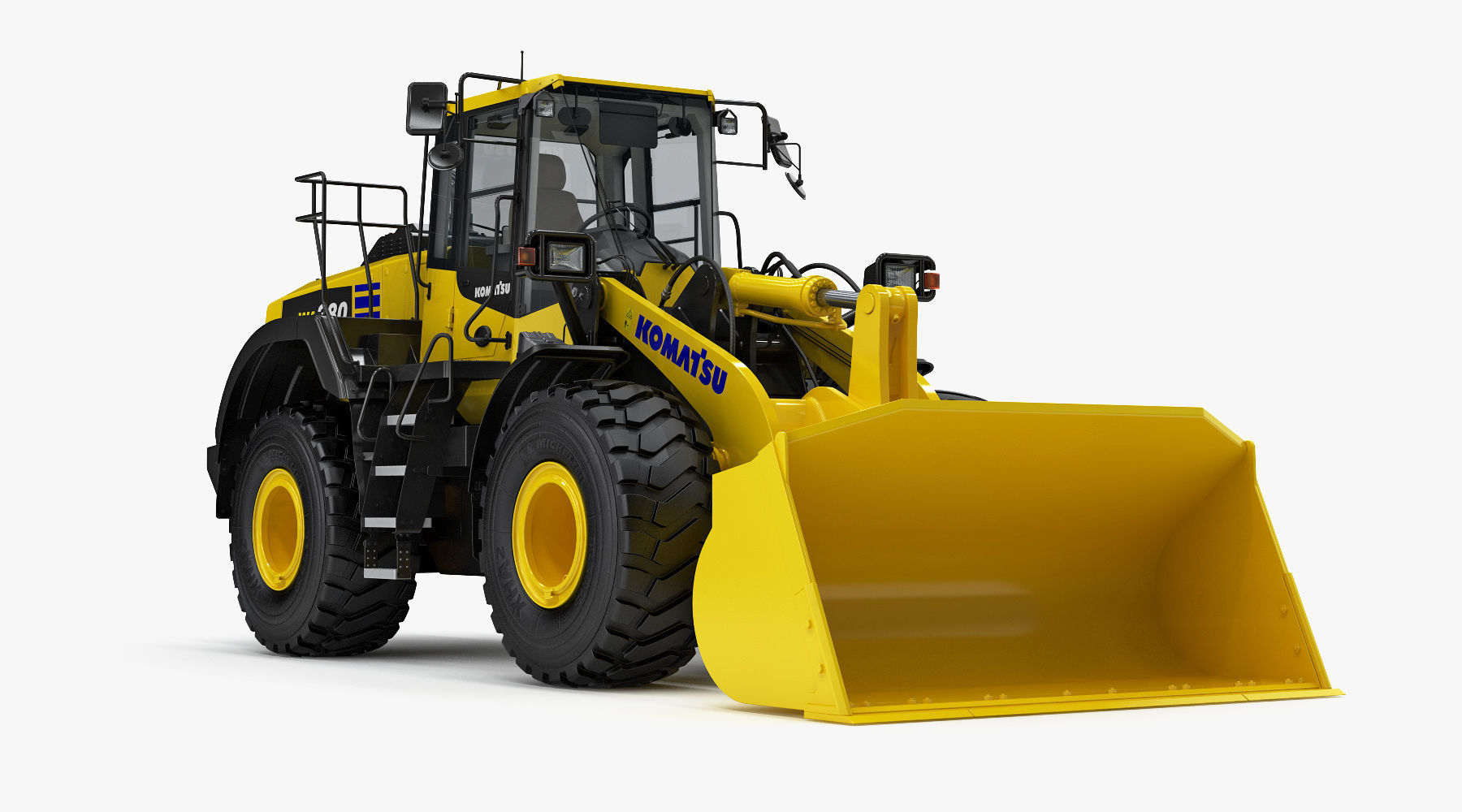 Wheel Loader Komatsu WA380-8 3D model | CGTrader