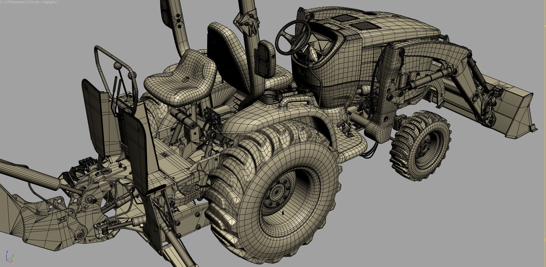John Deere 3046R Tractor Utility 3D model | CGTrader