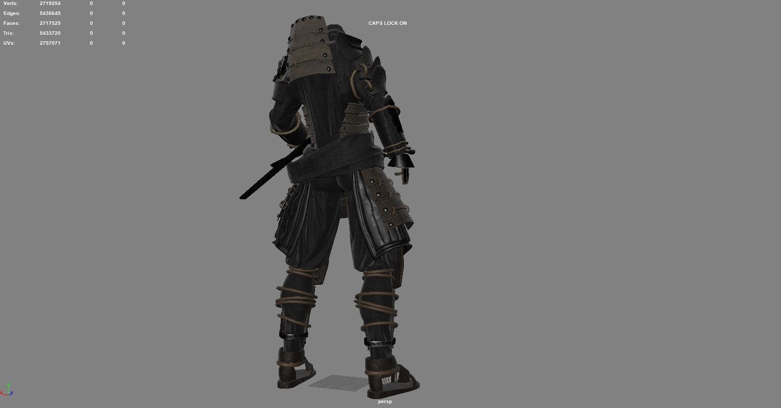 Samurai Cloth 3D model | CGTrader
