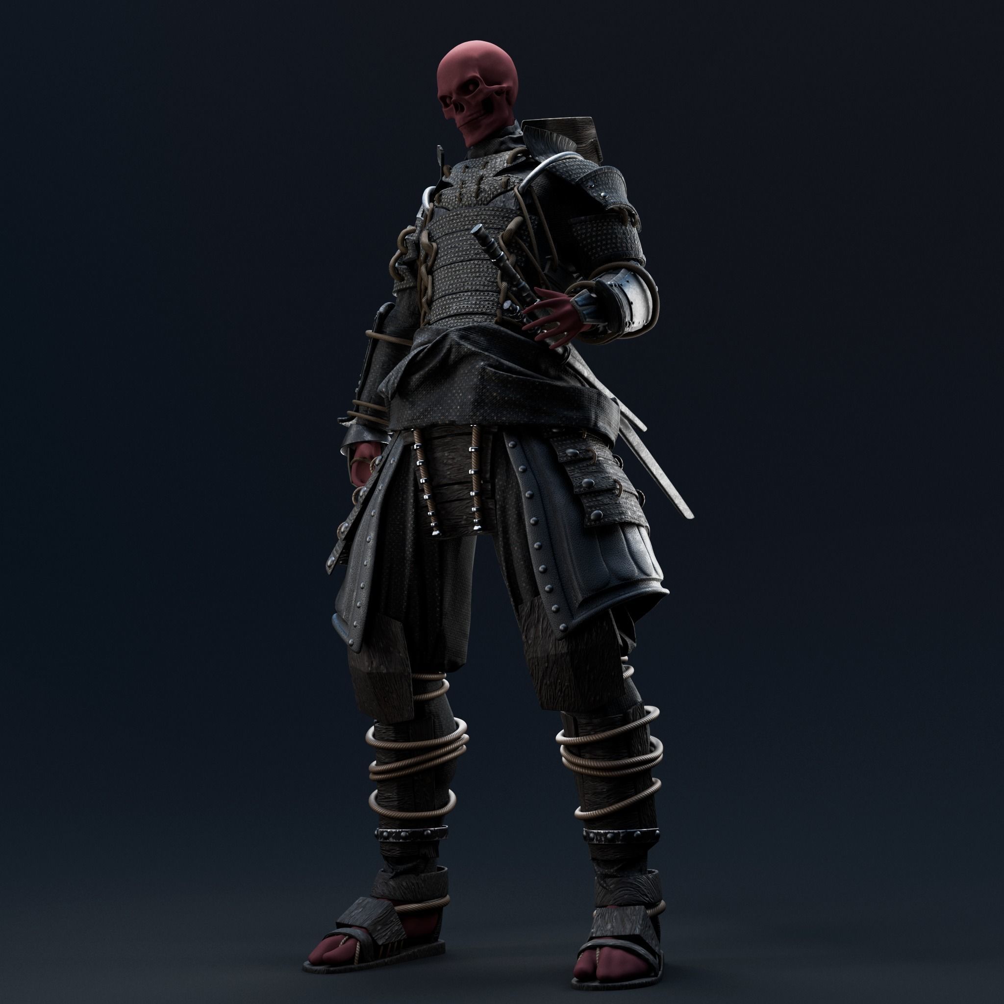 Samurai Cloth 3D model | CGTrader