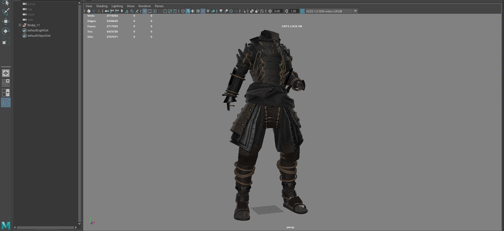 Samurai Cloth 3D model | CGTrader