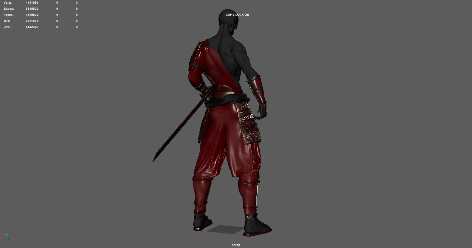 Samurai Cloth 3D model | CGTrader