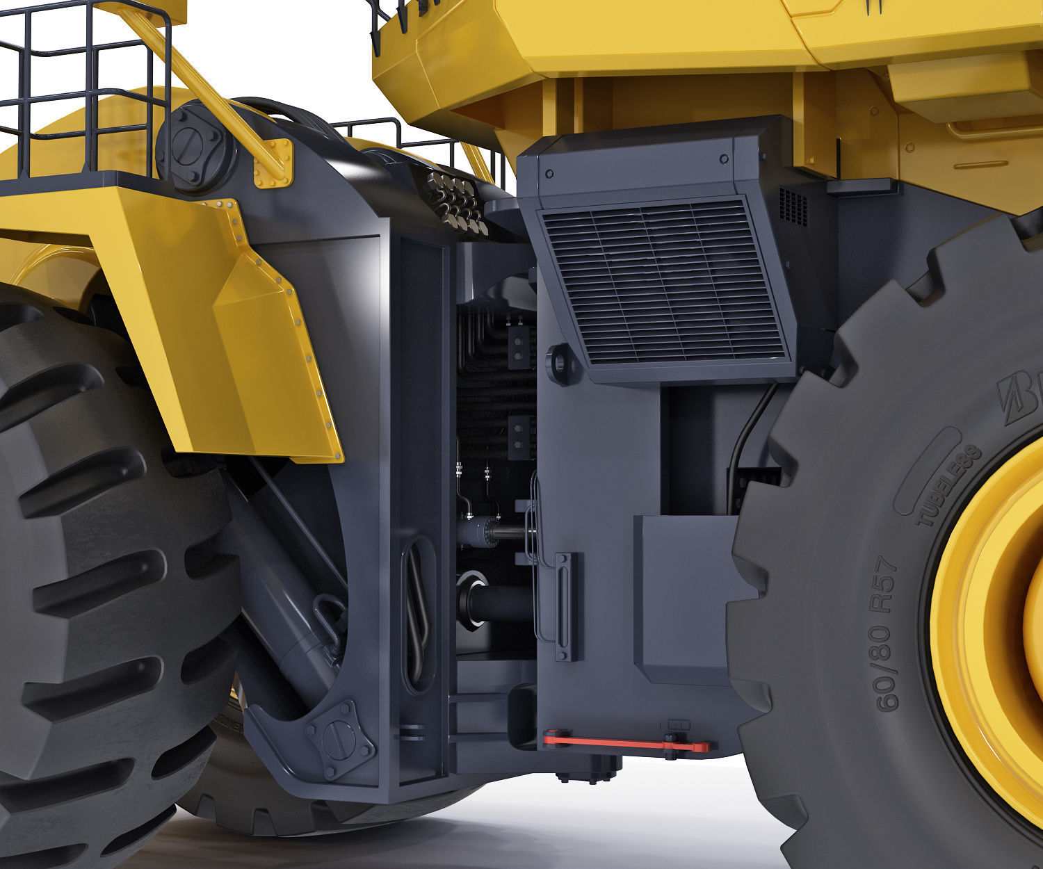 Mining loader Komatsu WA1200 3D model | CGTrader