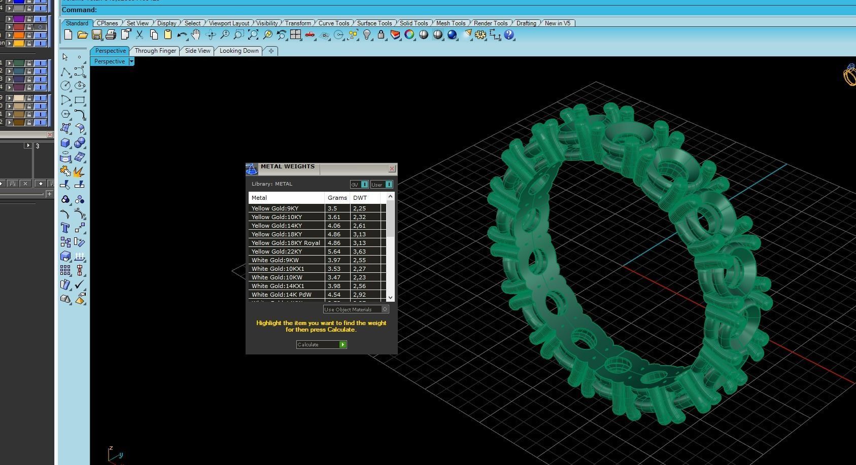 Beautiful ring free 3D model 3D printable | CGTrader