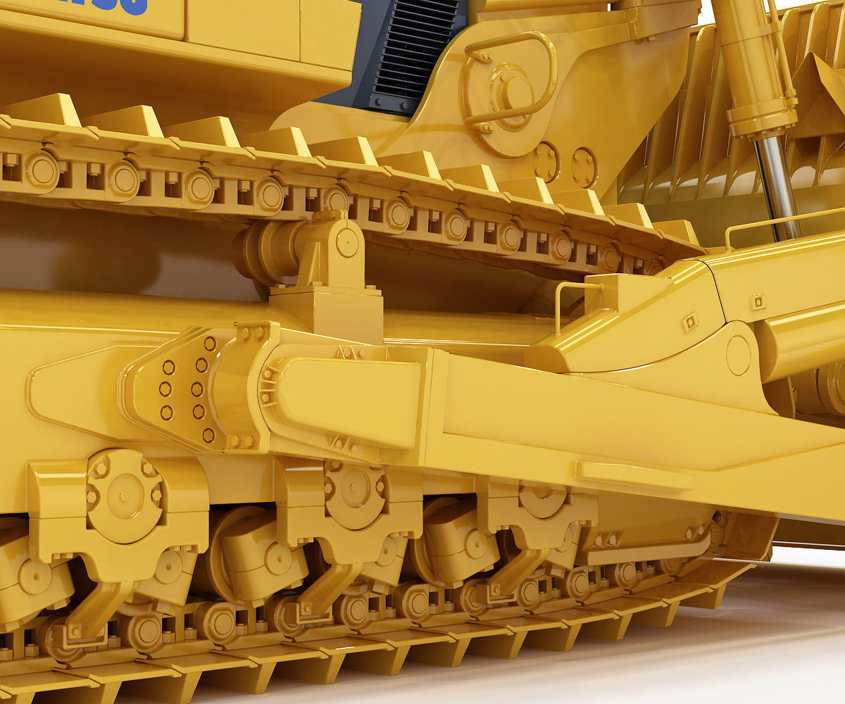 Super dozer Komatsu d575 3D model | CGTrader