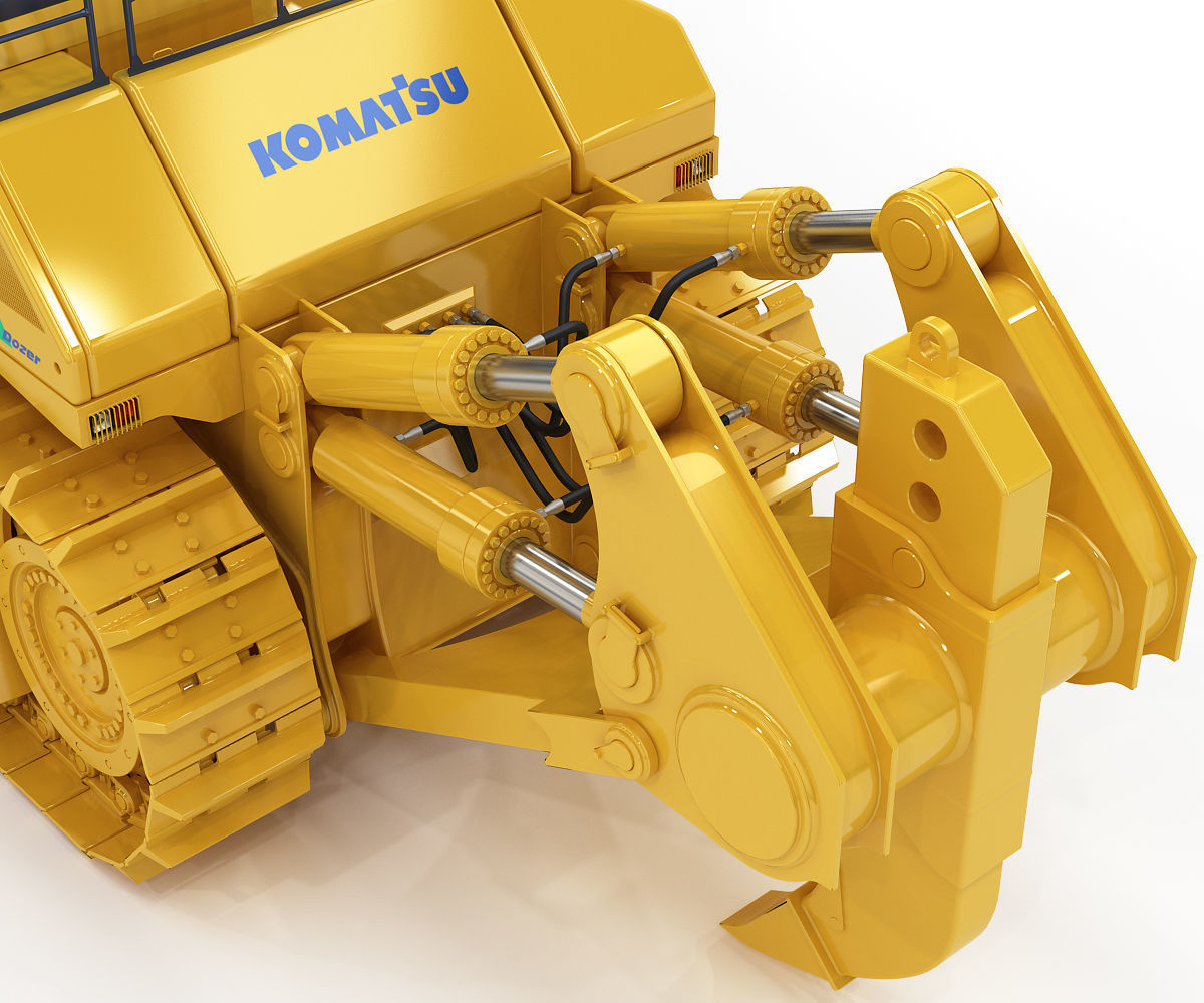 Super dozer Komatsu d575 3D model | CGTrader