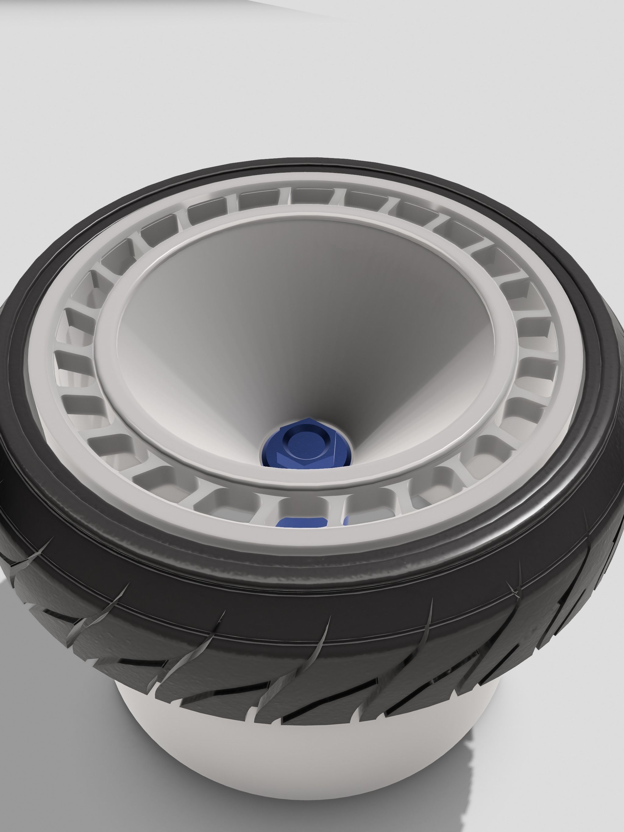 Rally Fans Wheel N Tire set 3 offsets with Centrelock Hub 3D model 3D ...