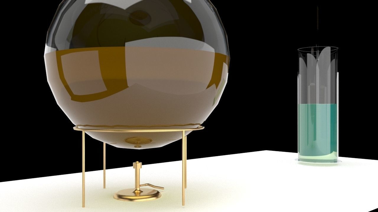 chemical distillation 3D model | CGTrader