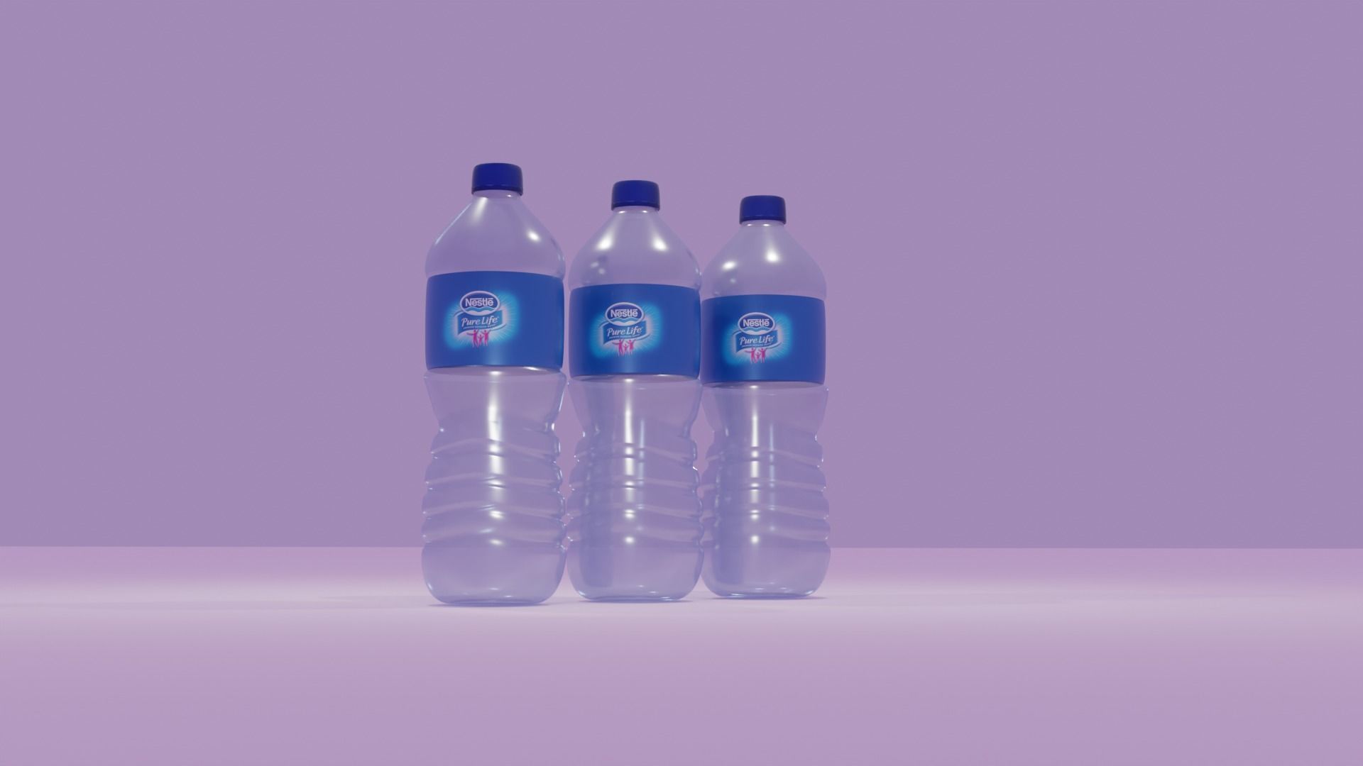 Water Bottle free 3D model | CGTrader