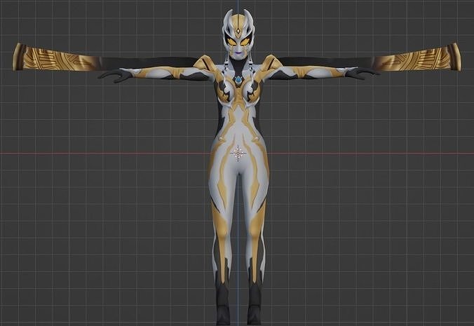 ultraman trigger Carmeara 3d model 3D model | CGTrader