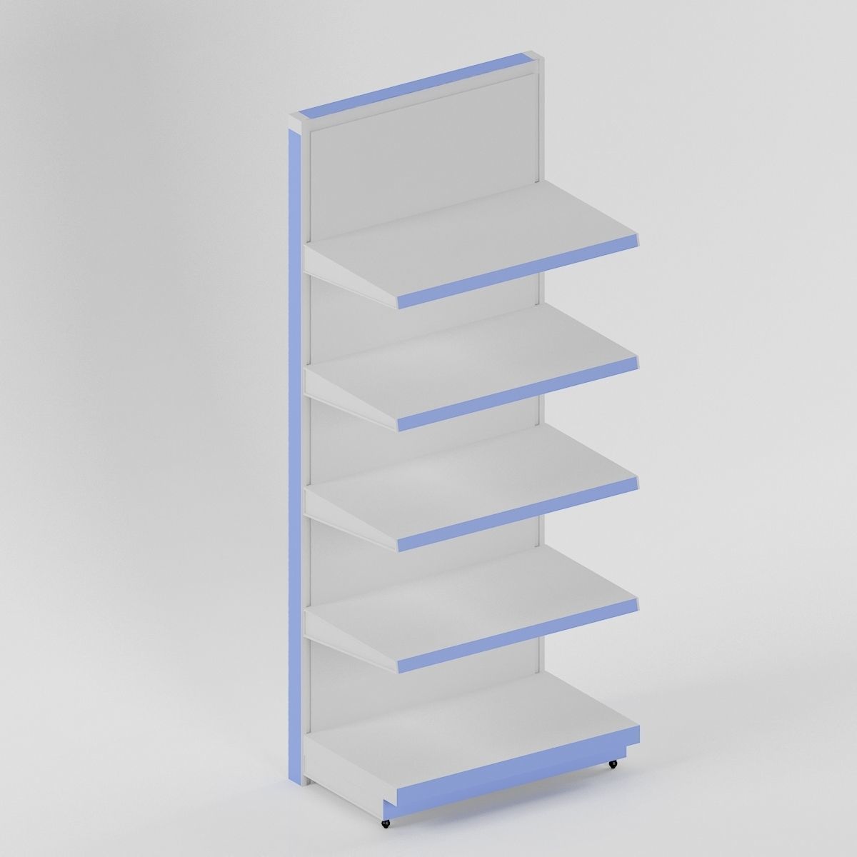 3D model supermarket shelve VR / AR / low-poly | CGTrader