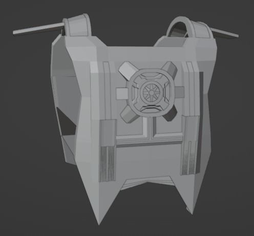 My MK-27 V2 Chest Piece 3D model | CGTrader